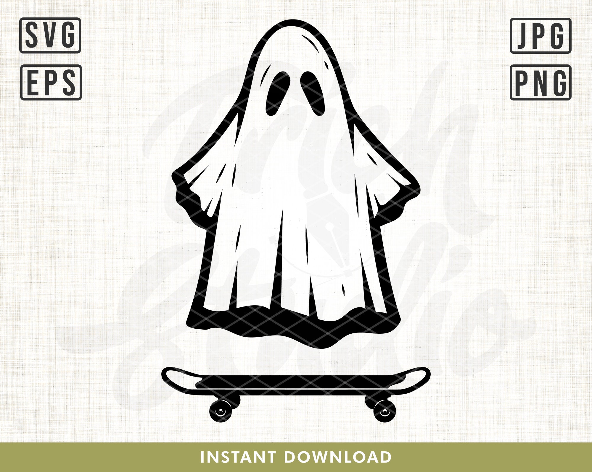 Ghost on Skateboard Svg, Skateboarding Ghost Svg, Ghost Svg, Skateboard ...