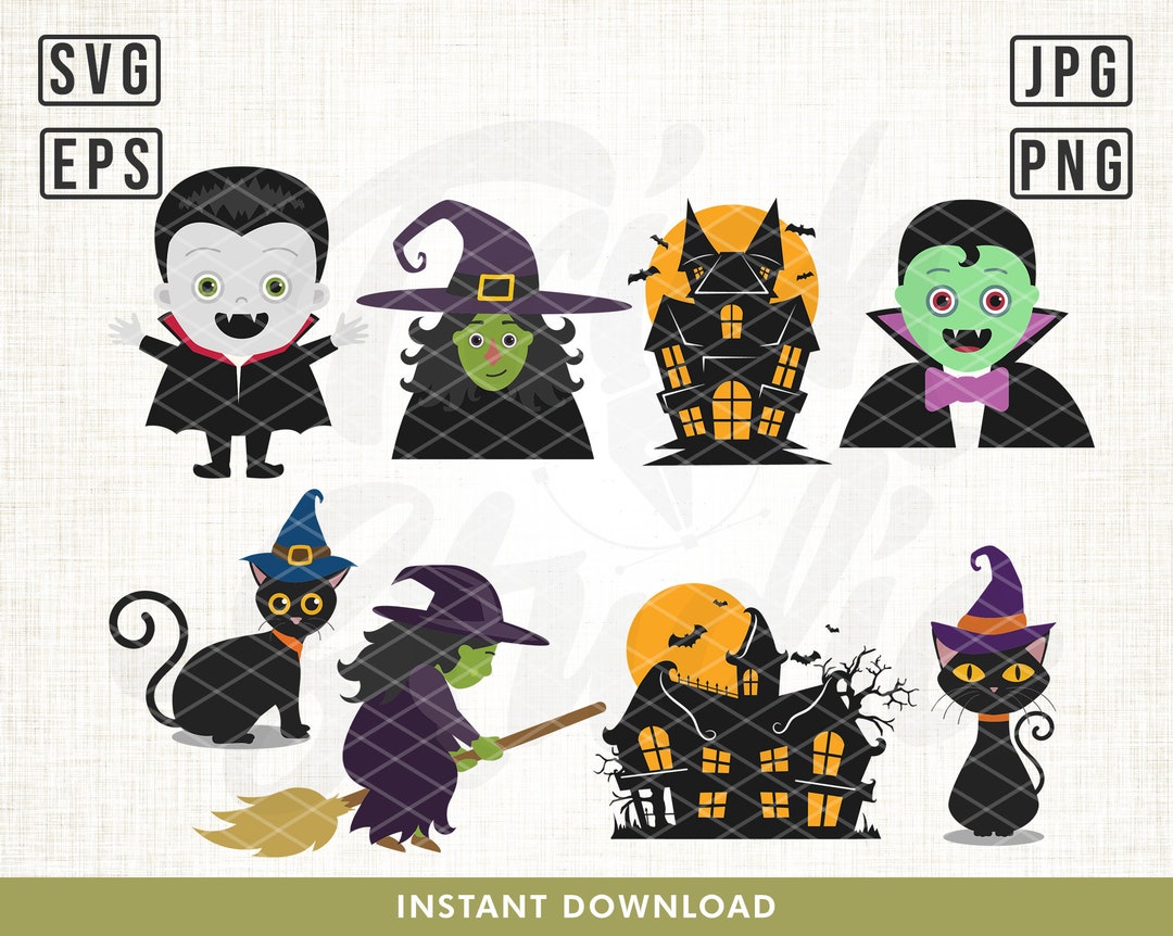 Halloween Bundle Svg, Halloween Toddler SVG, Baby Halloween SVG ...
