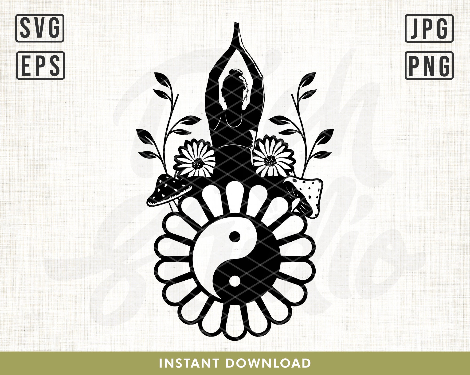 Yin Yang Svg, Harmony Svg, Yoga Svg, Retro Shirt Svg, Tai Chi Svg ...