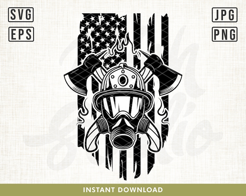 US Firefighter Svg, Firefighter Tools Svg, US Fireman Svg, Firefighter ...