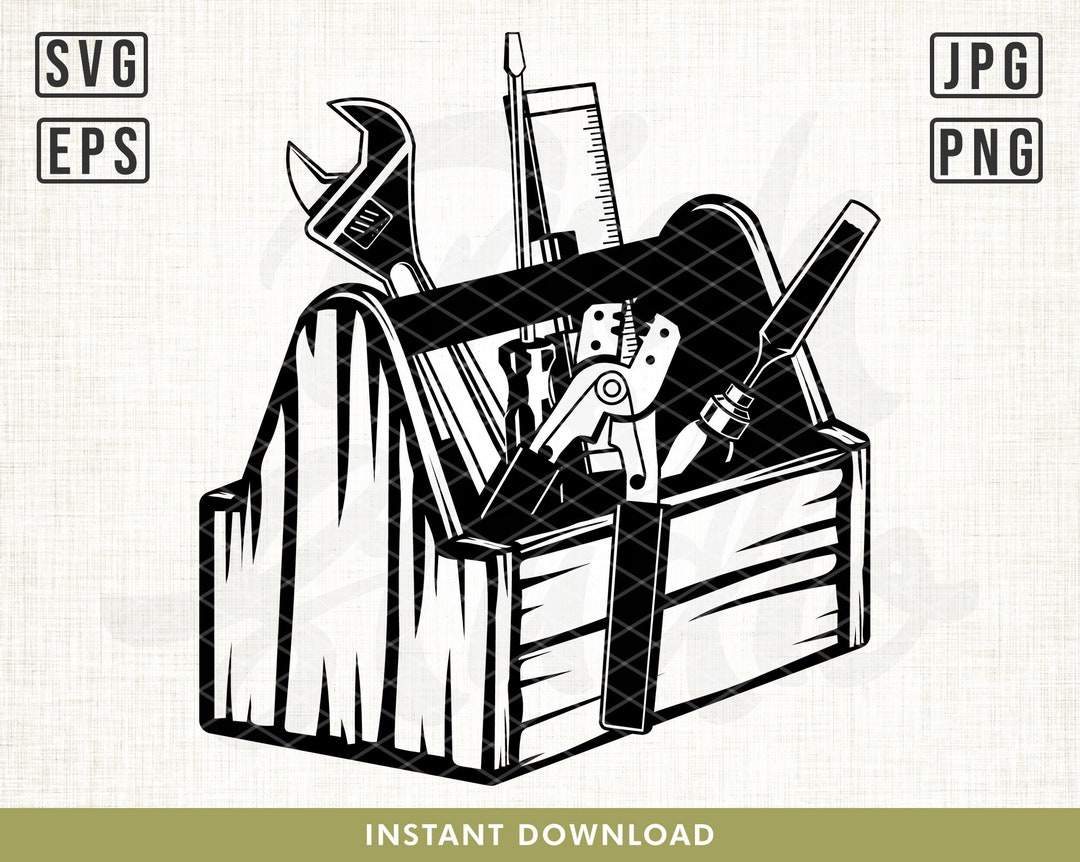 Toolbox Svg File, Repair Tools Svg, Carpenter Svg, Handyman Svg ...