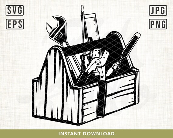 Toolbox Svg File Repair Tools Svg Carpenter Svg Handyman | Etsy