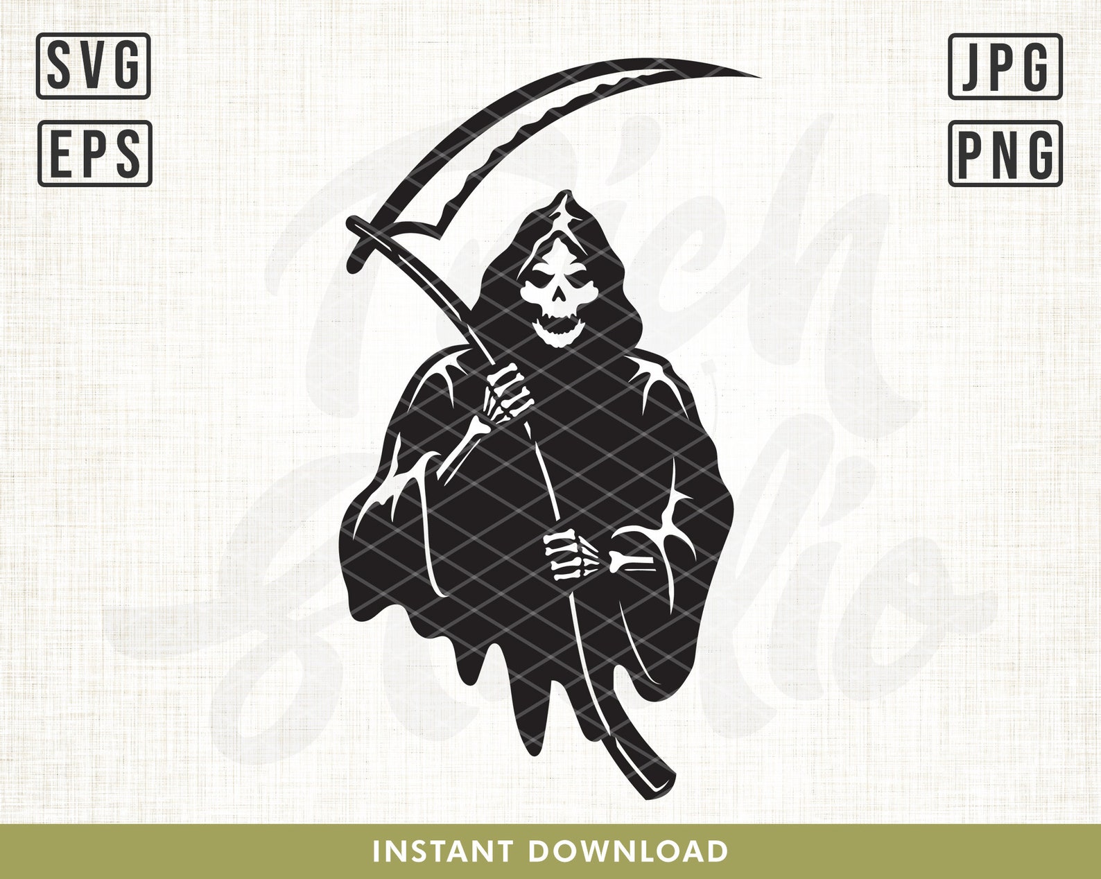 Grim Reaper Svg, Grim Reaper Skull Skeleton Svg, Bone Reaper Svg, Skull ...