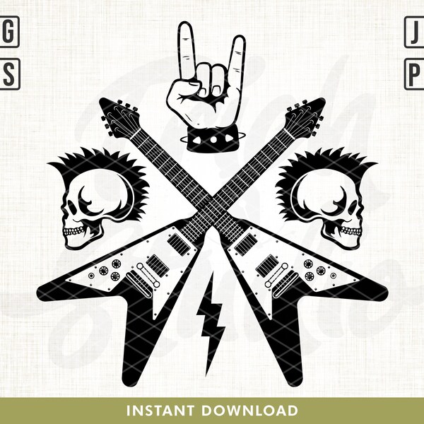 Rock Band Svg - Etsy