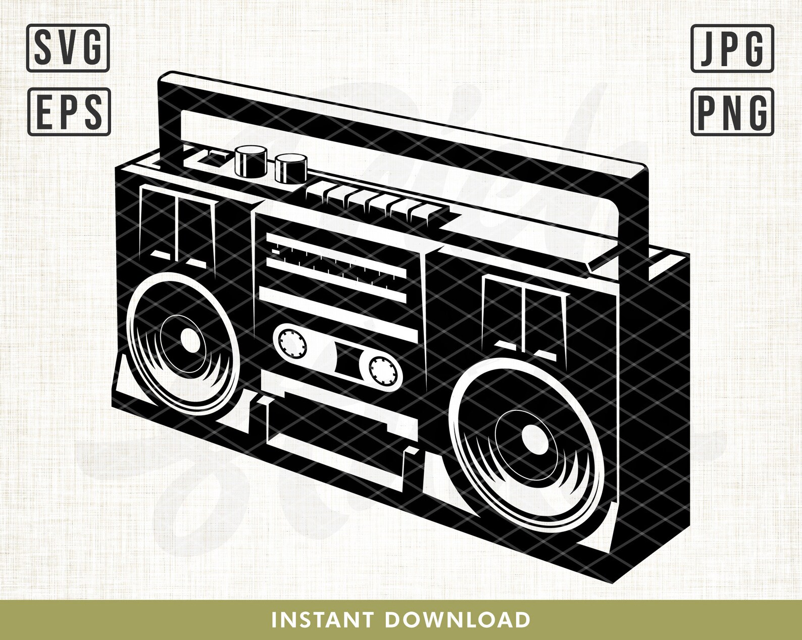 Boombox Radio Svg, Radio Svg, Radio Shirt Svg, Boombox Svg, Boombox ...