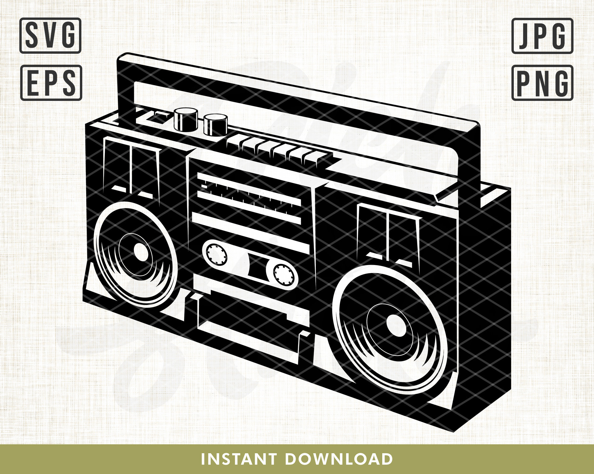 Boombox Radio Svg, Radio Svg, Radio Shirt Svg, Boombox Svg, Boombox ...