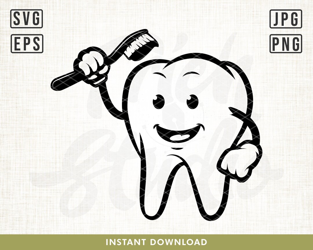 Tooth Mascot Svg, Tooth Svg, Dental Svg, Toothbrush Svg, Dentist Svg ...