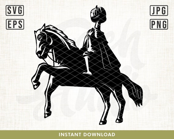 Headless Horseman Svg File Horseman Svg Sleepy Hollow - Etsy