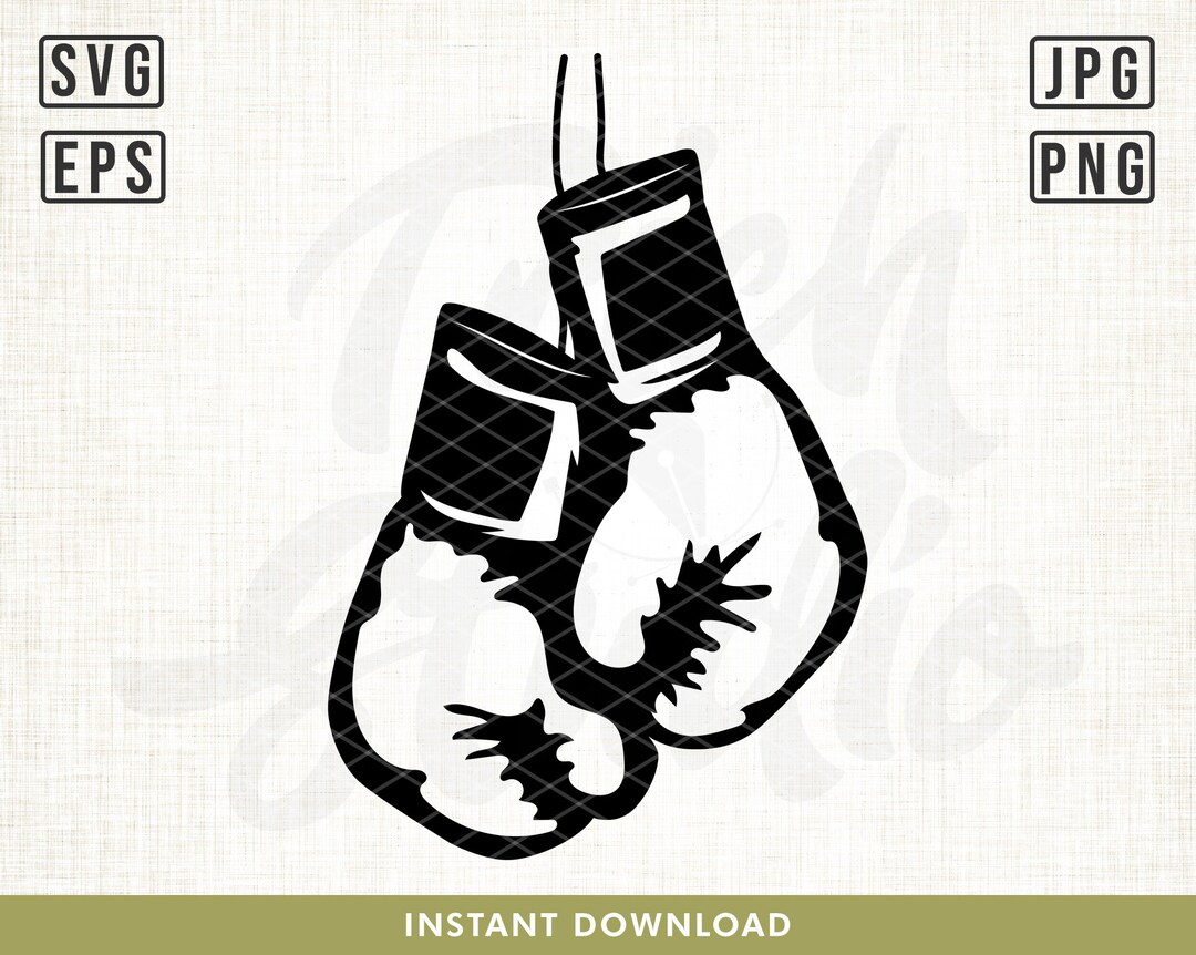Boxing Gloves Svg File, Boxing Gloves Clipart, American Boxer Svg ...