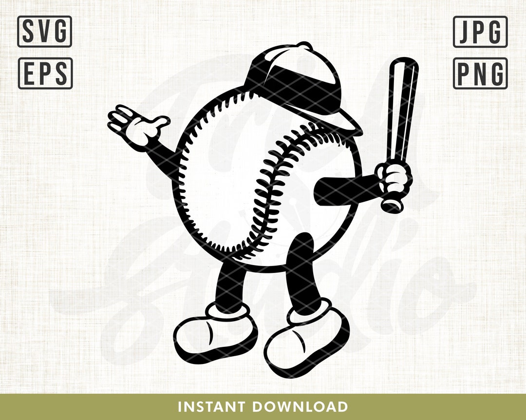 Baseball Svg, Baseball Mascot Svg, Baseball Cap Svg, Team Shirt Svg ...