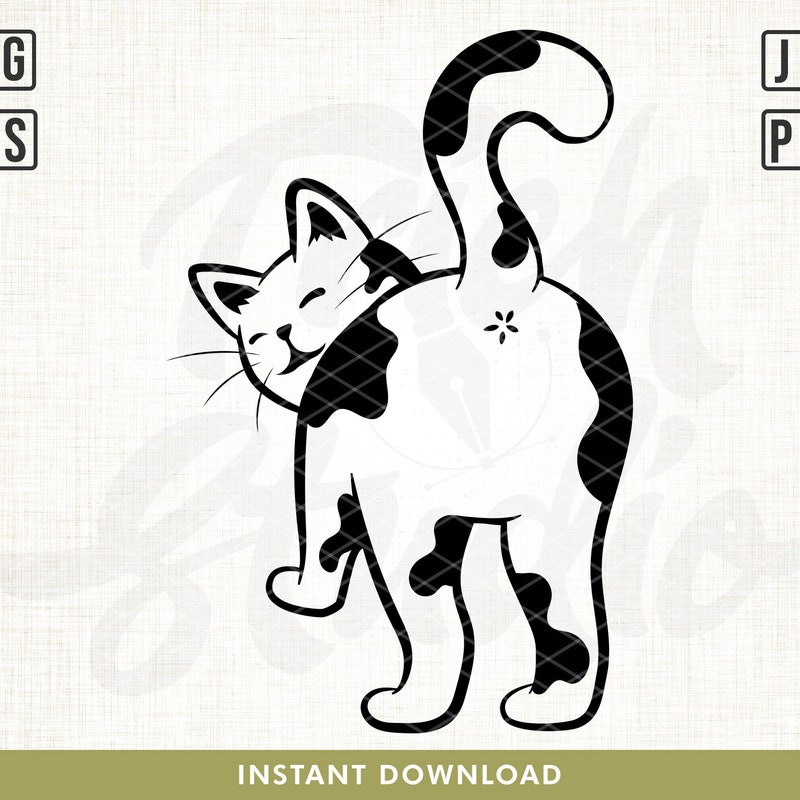 Cat Butt Cards - Etsy