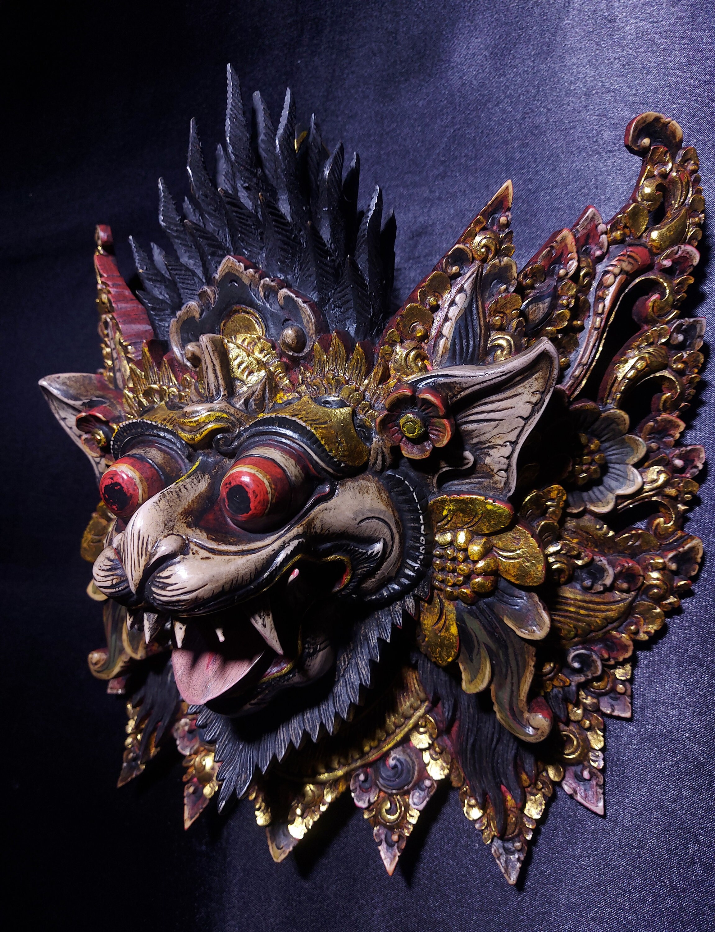 Narasimha Wooden Mask Narasinga Wooden Mask Balinese - Etsy