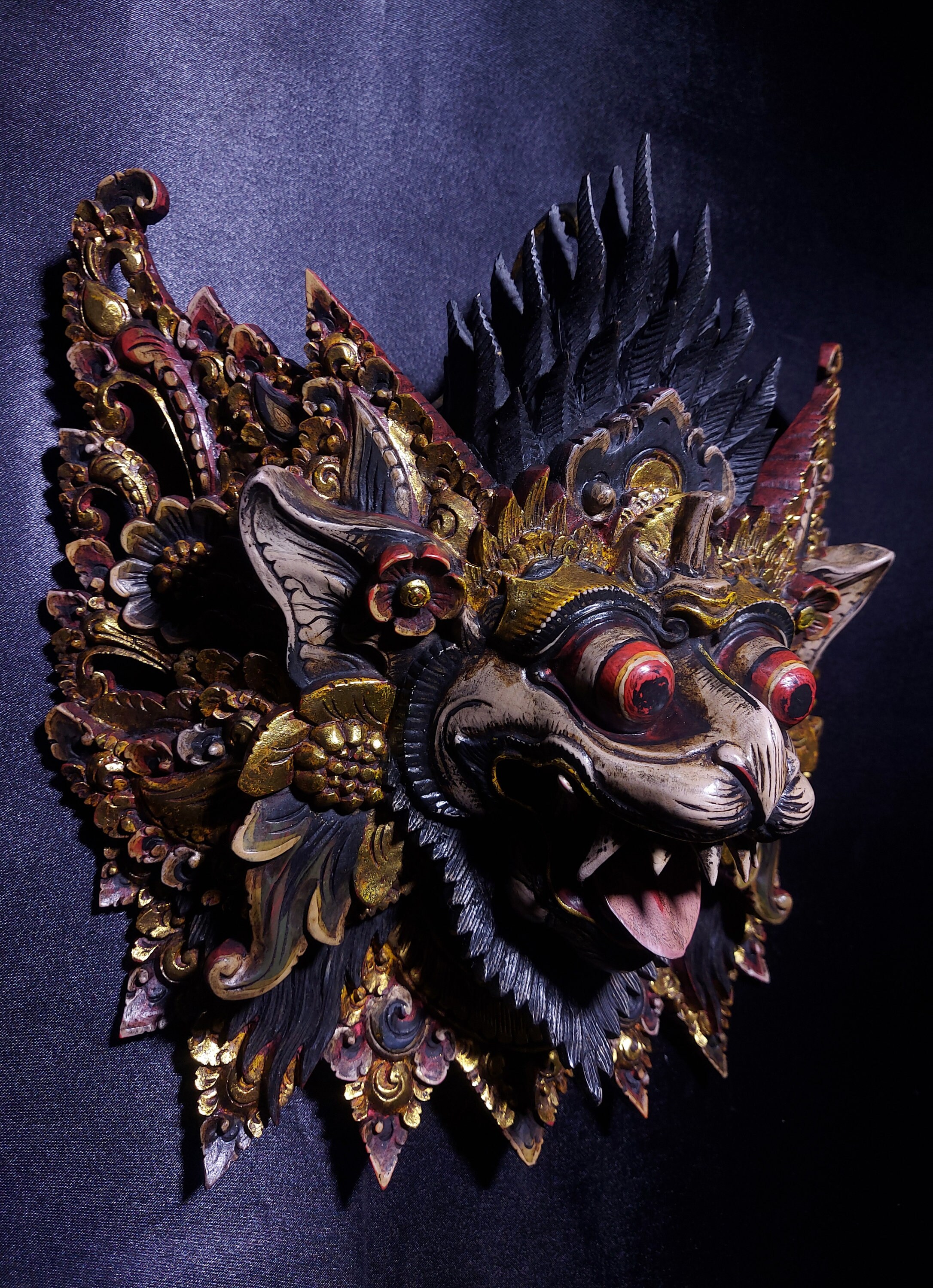 Narasimha Wooden Mask Narasinga Wooden Mask Balinese - Etsy