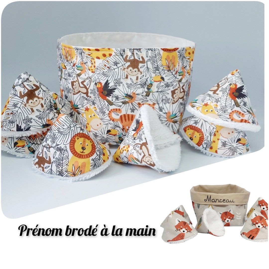 6 Pee Cones in Oeko-tex Cotton and Bamboo Sponge With Its Storage ...