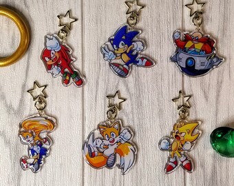 Sonic Acrylic Keychains - Etsy