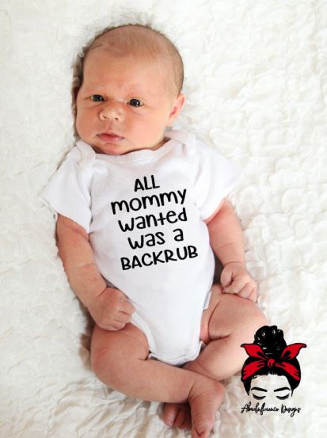All Mommy Wanted Was A Backrub Funny Newborn Onesie® New Etsy