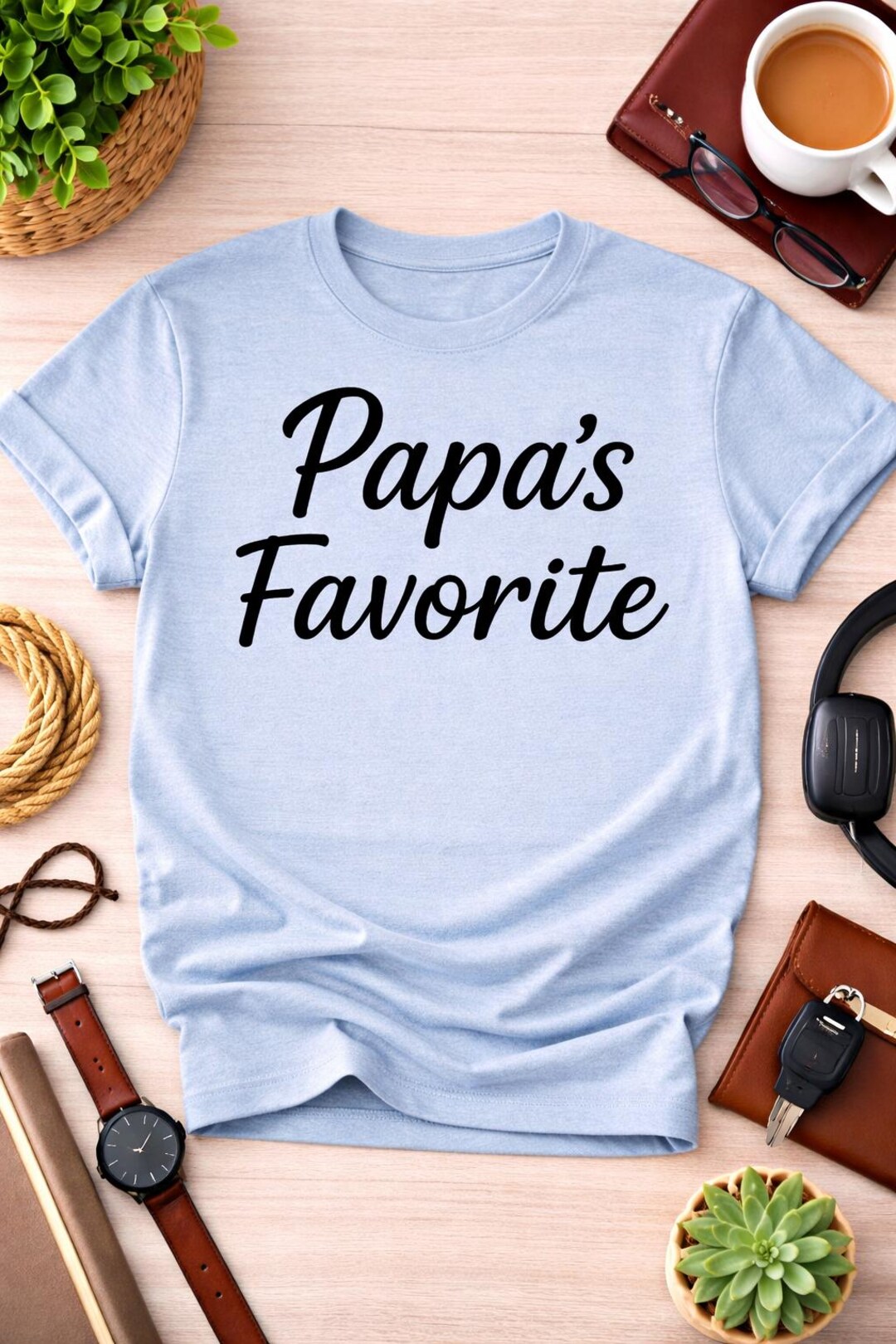 Papa’s Favorite SVG PNG | Cute Family Shirt Design | Dad Gift SVG ...