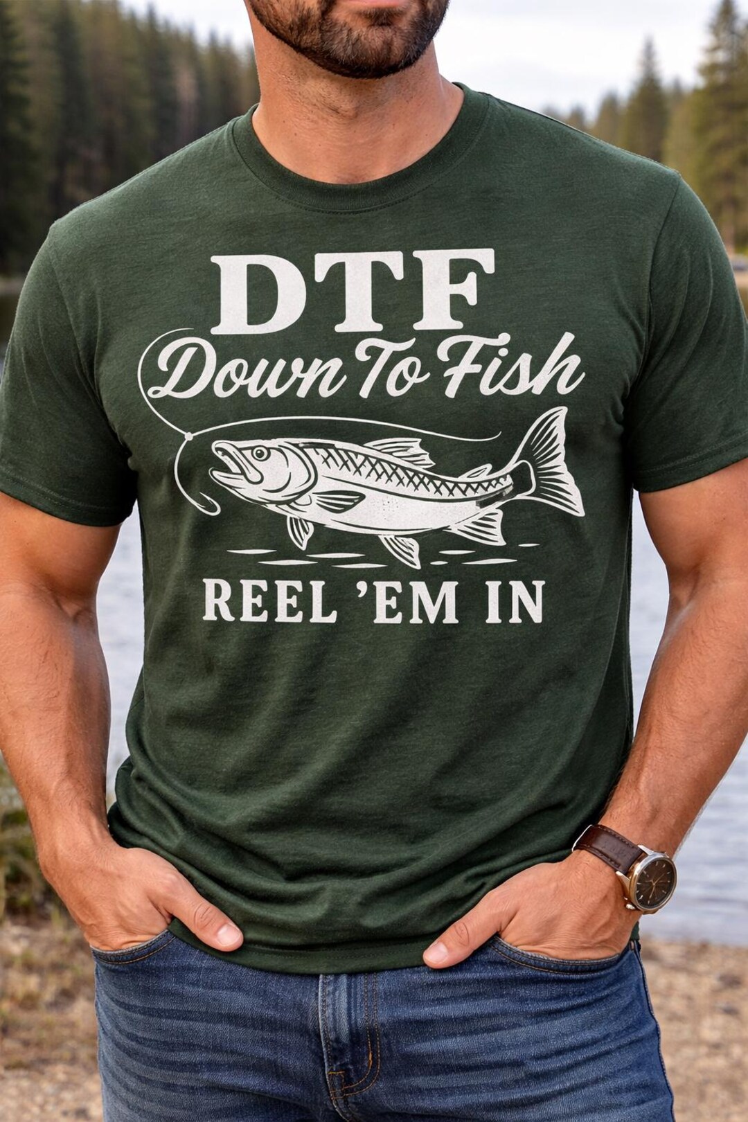 DTF Down to Fish SVG PNG | Fishing Quote Cut File | Cricut Silhouette ...