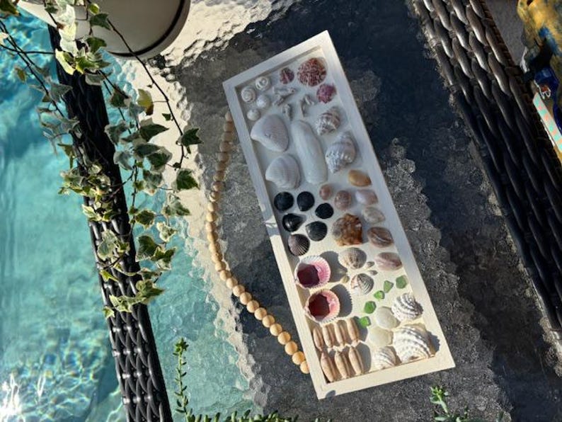 Seashell Mosaic Wall Art - Etsy