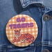 Clemson go Tigers Game Day Pin Button, Orange Gingham Game Day Pin ...