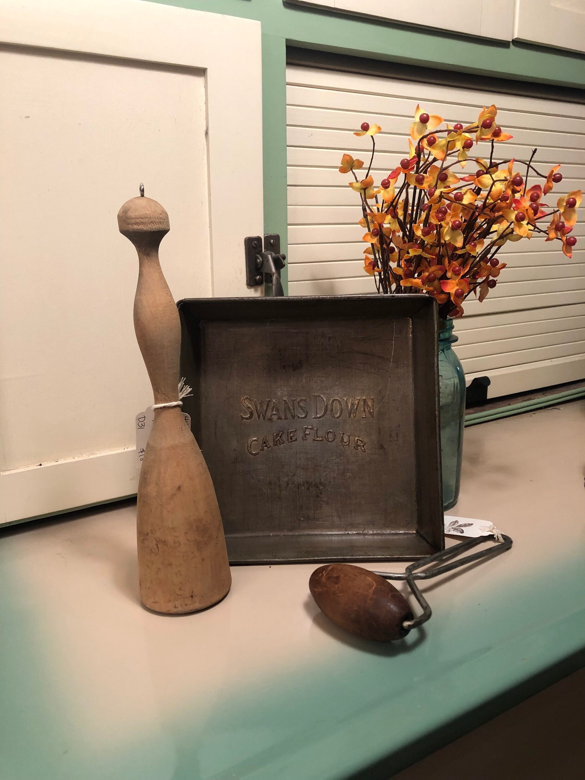 Home & Living Vintage ECKO Promotional Advertising Swans Down Flour 8x8 ...