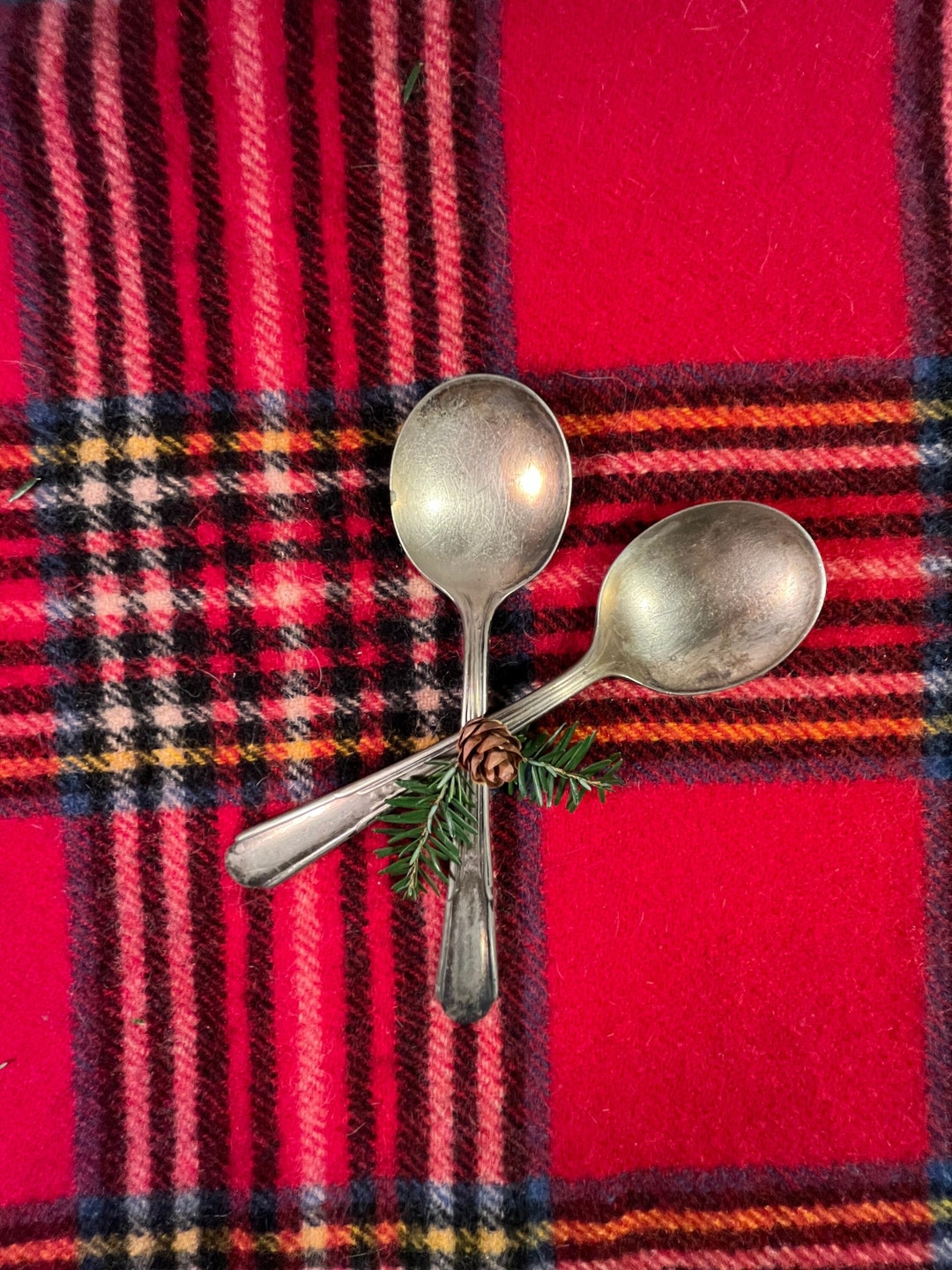 Vintage Silver Plate Spoons Fairfield Silver Plate - Etsy