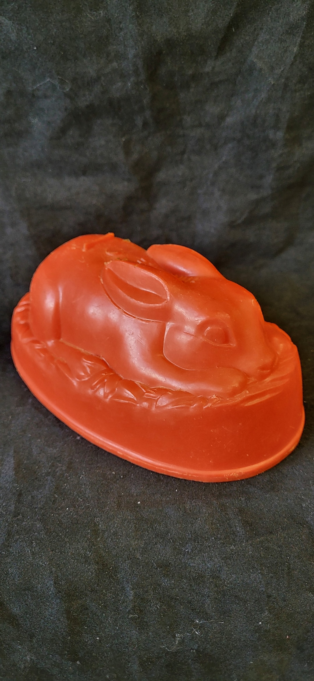 Vintage 1960s 1970s Orange Rabbit Jelly Mould Bunny Blancmange - Etsy