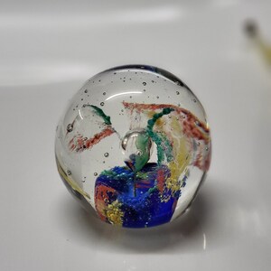 Vintage Collectable Art Glass Paperweights - Etsy