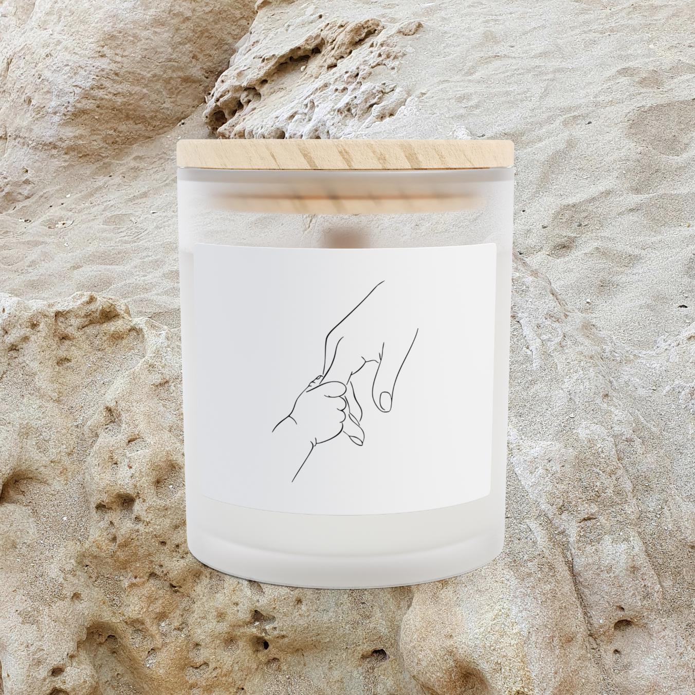 Line Art Mother and Child Candle, Blackberry Vanilla Soy Candle ...