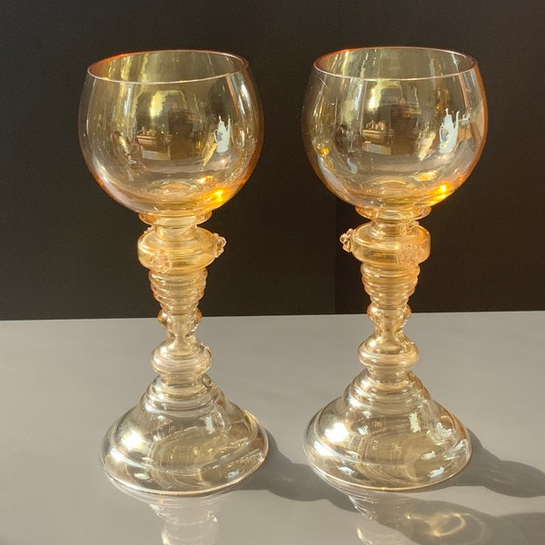 Glass Goblets - Etsy