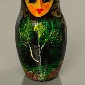 Matryoshka Nesting Dolls 4x Pcs, Fairytale Hand Painted Stacking Wooden ...