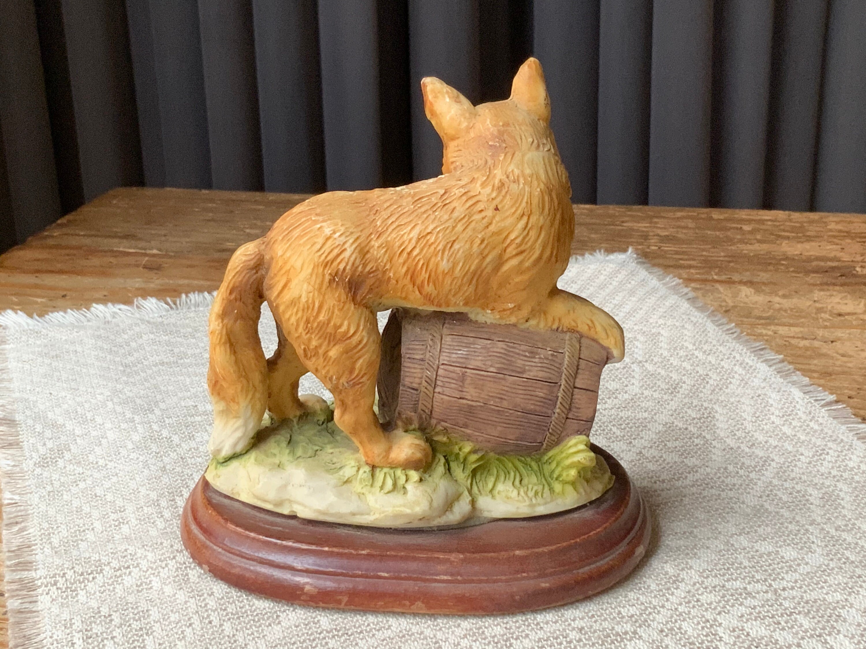 Red Fox Figurine Fox Sculpture in Ceramic 5.3 Inches H. - Etsy