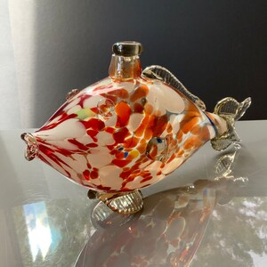 Murano Style Design Glass Fish Decanter With Stopper Vodka Decanter ...
