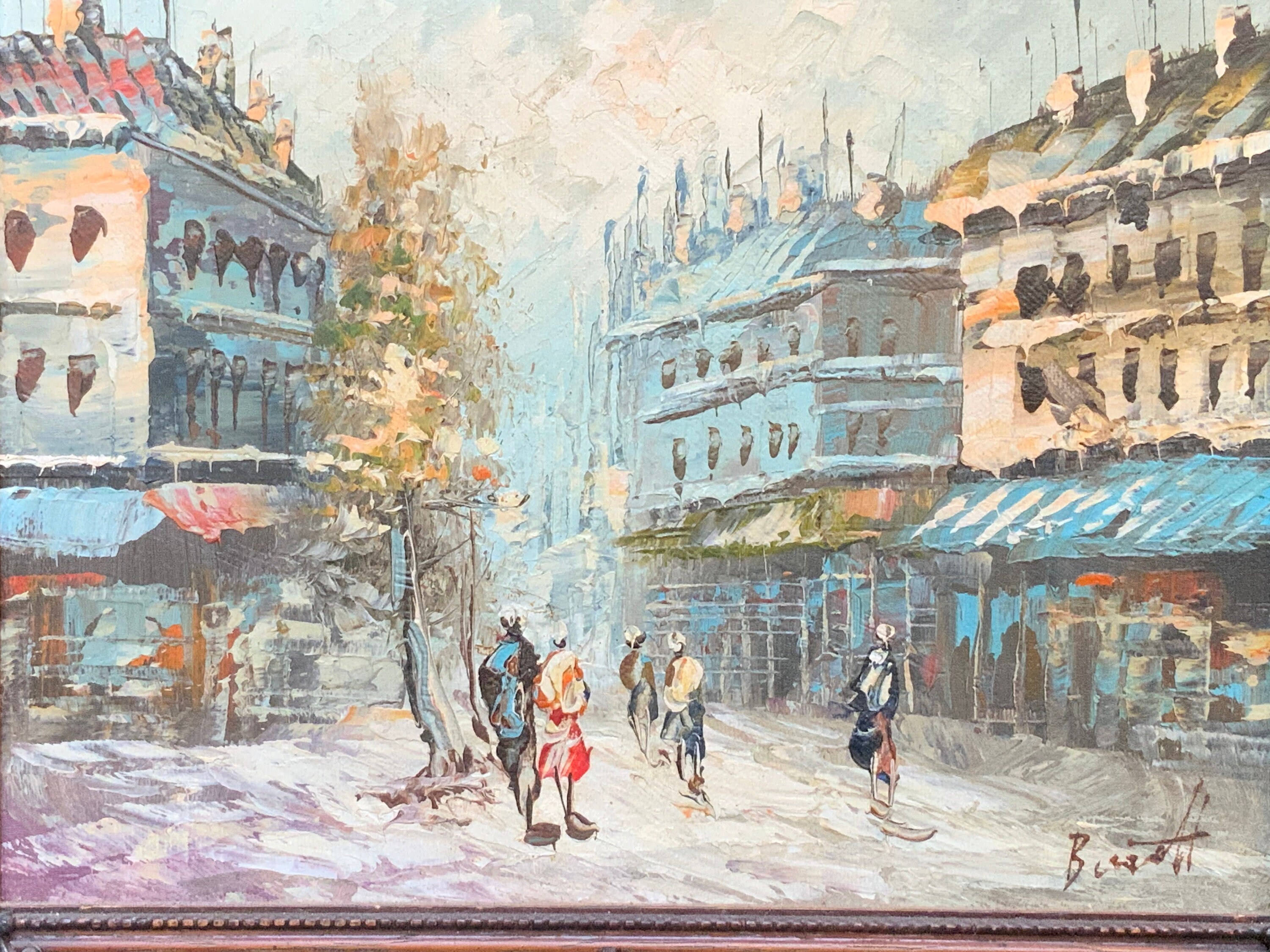 Paris Original Oil Painting, Signed by the Artist - Etsy