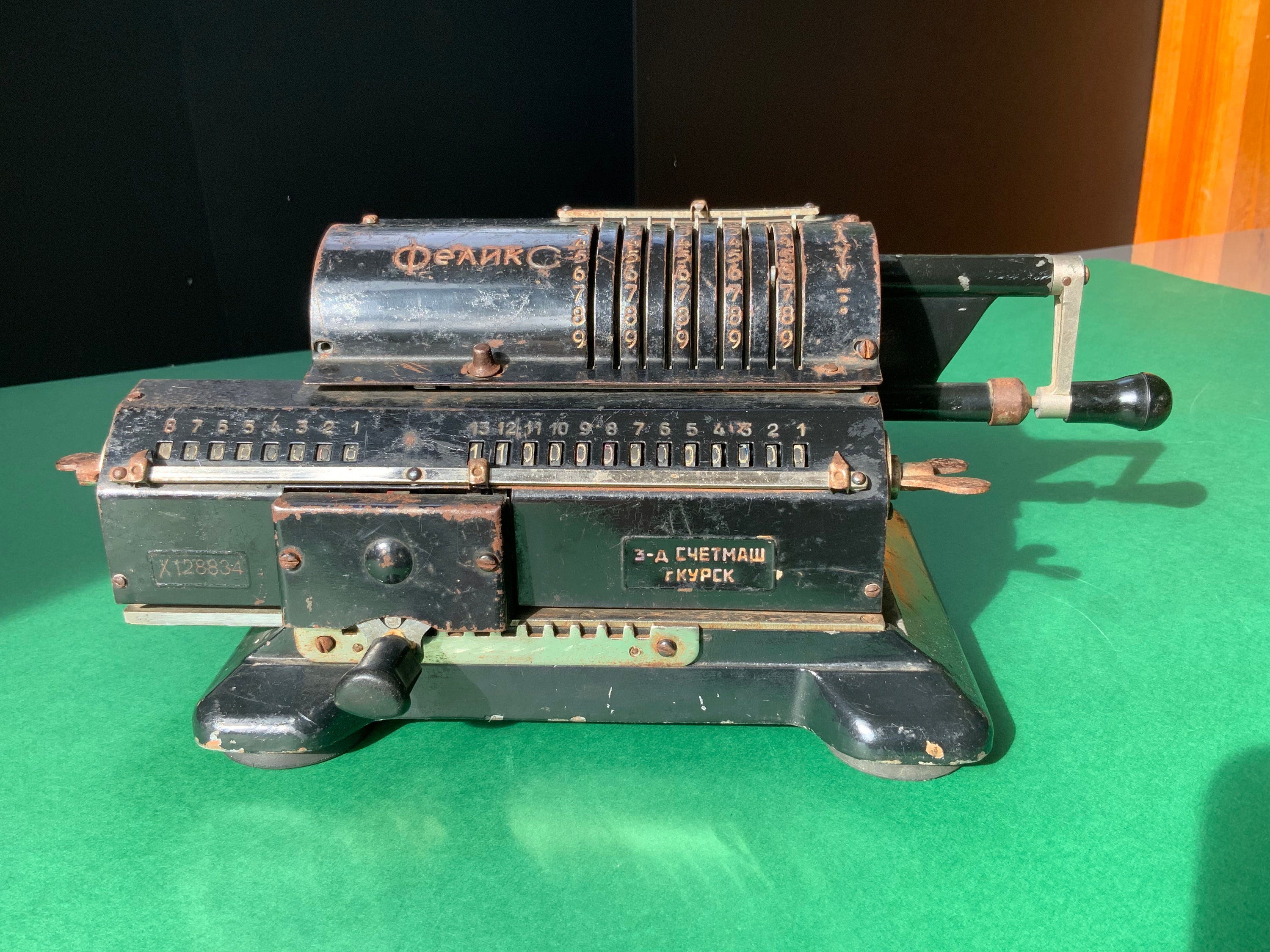 Vintage Felix Arithmometer, Soviet Mechanical Calculator, 1970s - Etsy