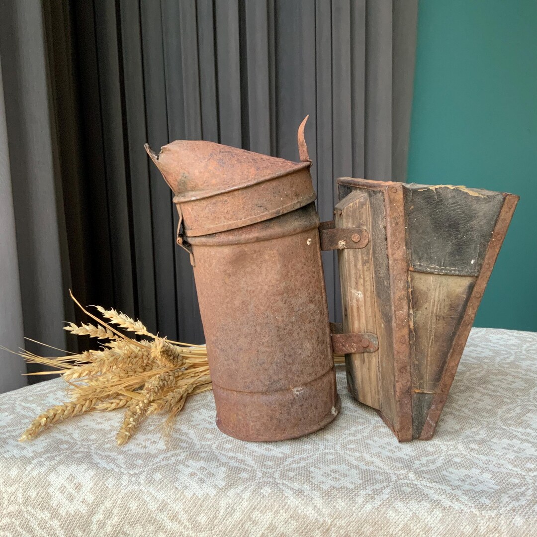 Antique Bee Smoker: Rustic Farmhouse Decor, Primitive Tool - Etsy