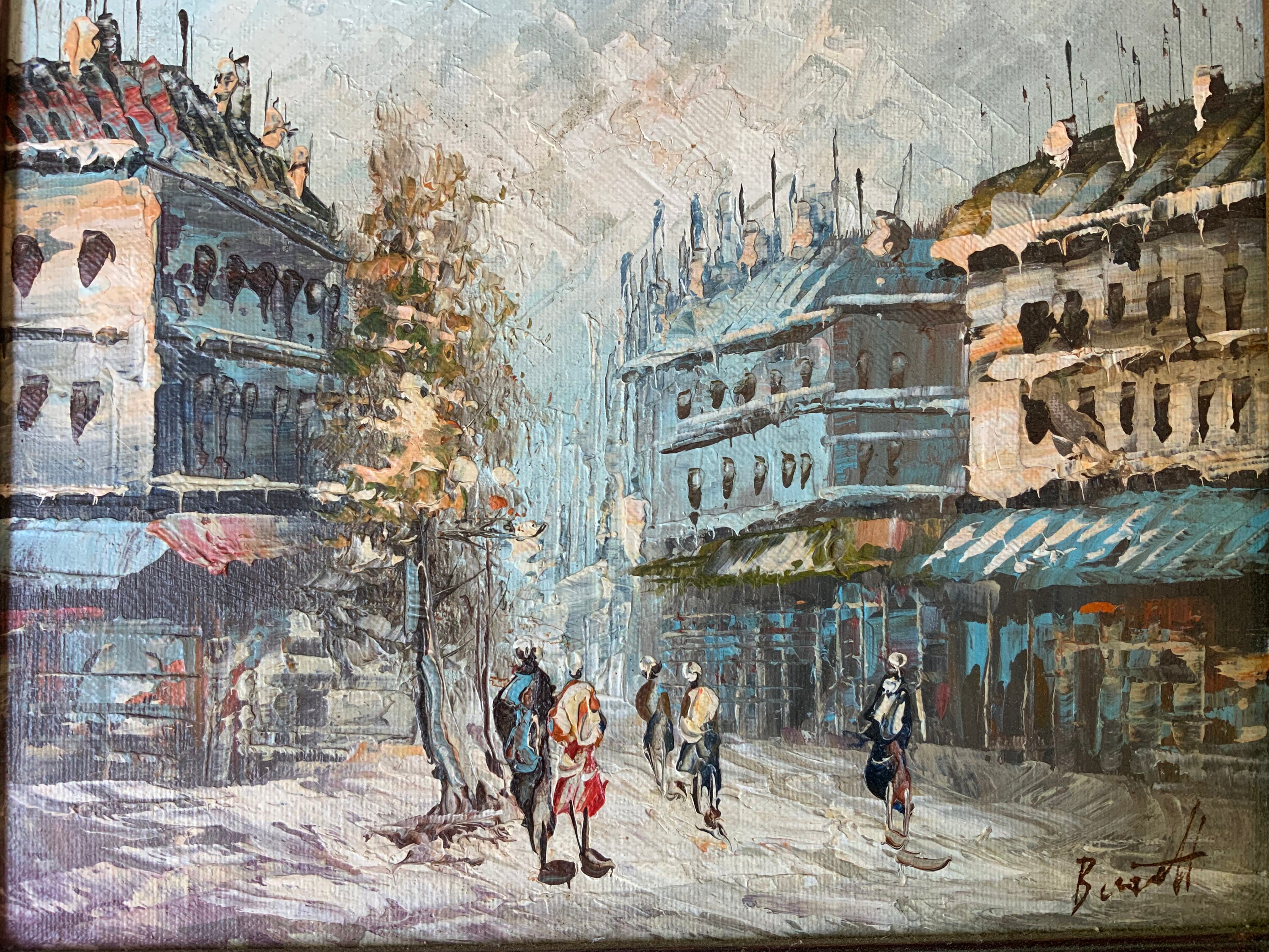 Paris Original Oil Painting, Signed by the Artist - Etsy