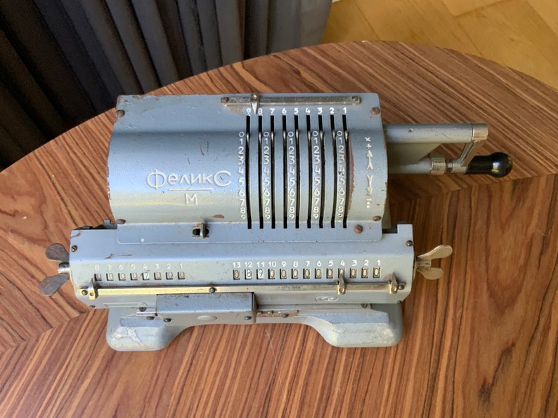 Vintage Soviet FELIX Arithmometer, 1970s Mechanical Calculator - Etsy