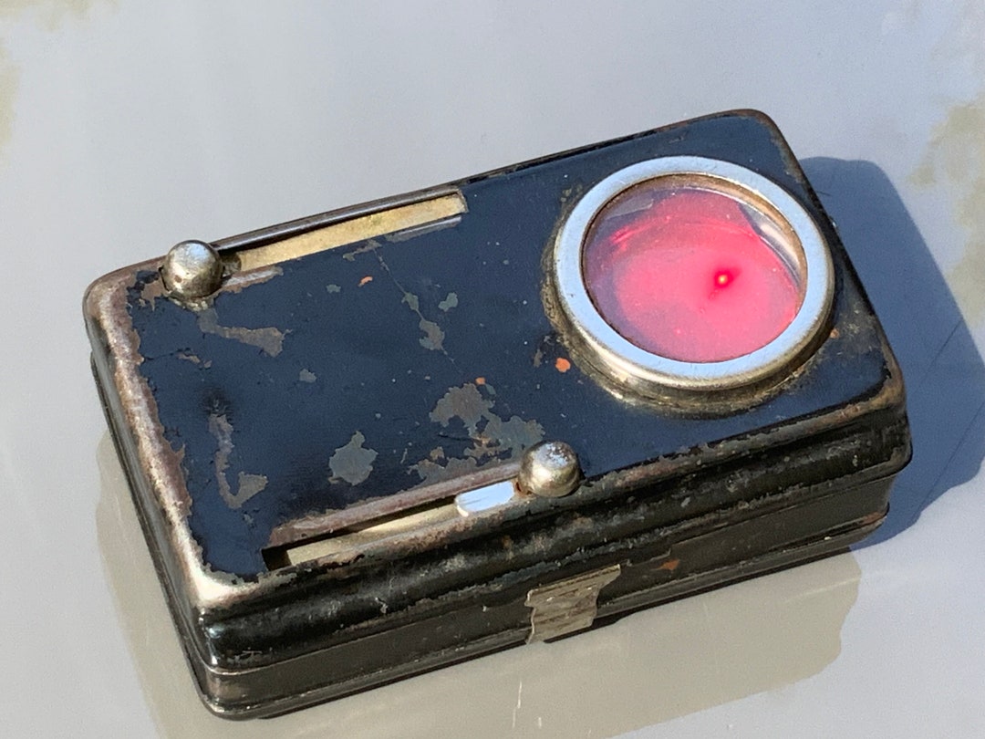 Railway Signal Lamp.pocket Flashlight. Vintage Portable Torch ...