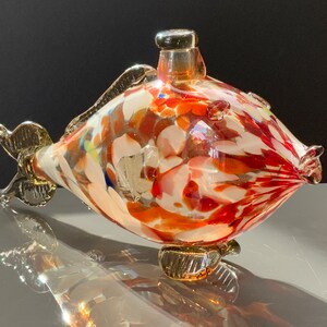 Murano Style Design Glass Fish Decanter With Stopper Vodka Decanter ...