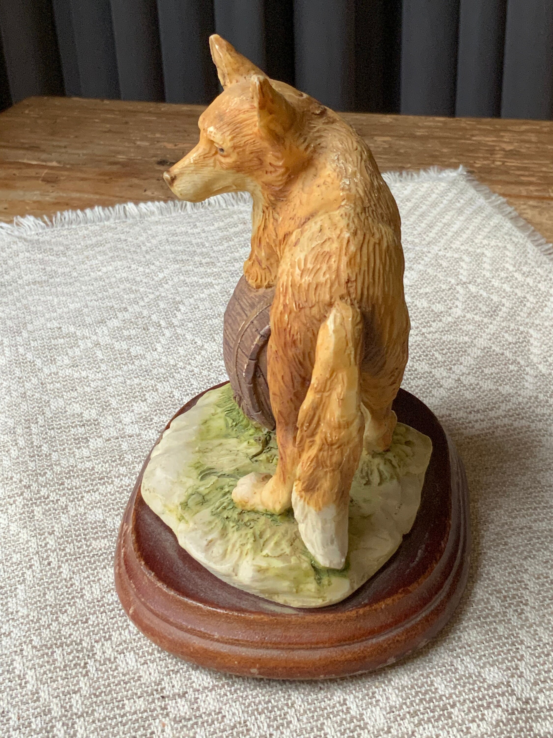 Red Fox Figurine Fox Sculpture in Ceramic 5.3 Inches H. - Etsy