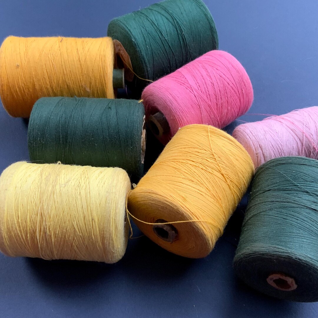 Vintage Cotton Thread Spools: Assorted Colors, Sewing Lot (1.6LB) - Etsy