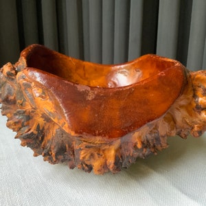 Maple Burl Bowl, Wood Home Decor, Tabletop Decor, Trinket Bowl, Tray ...