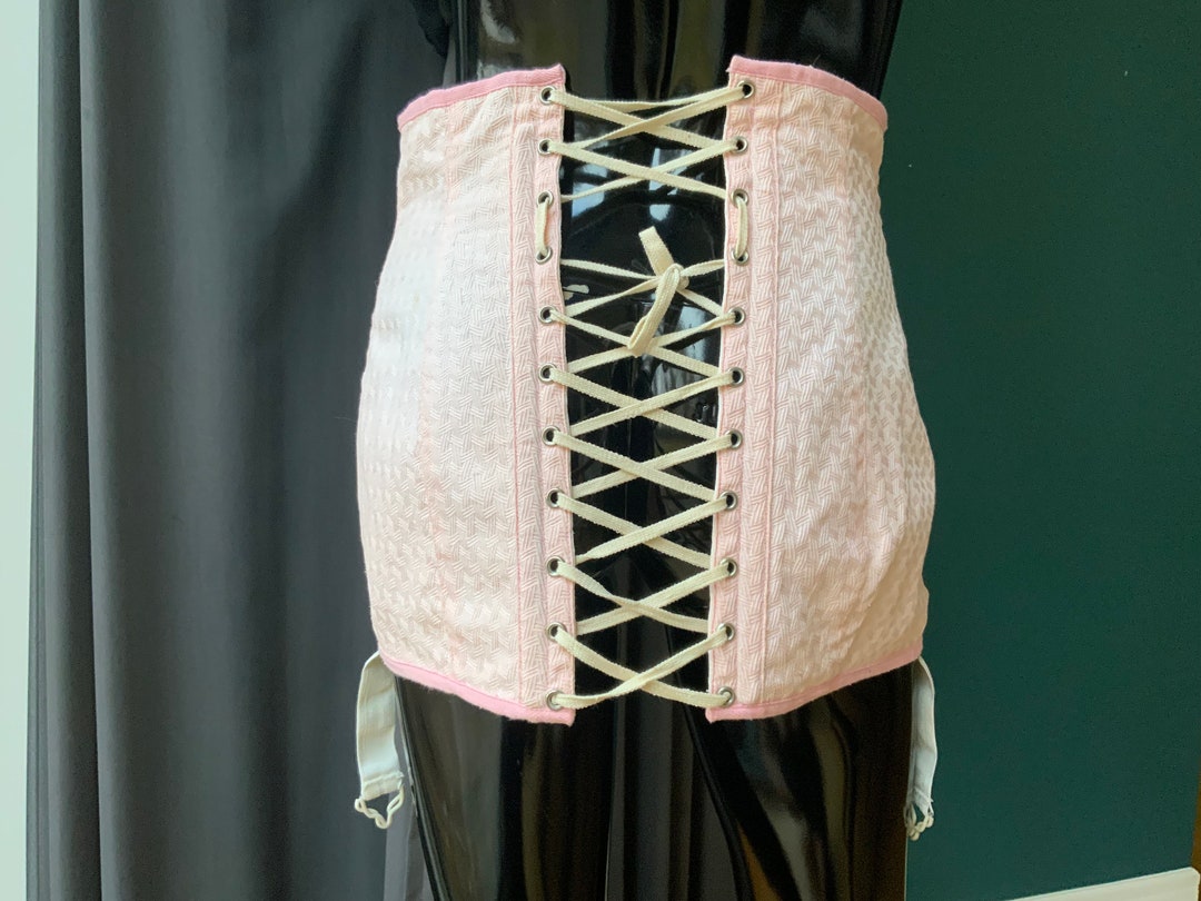 Soviet Vintage Lingerie, Pink Garter Belt, Vintage Garter Belt, Vintage ...