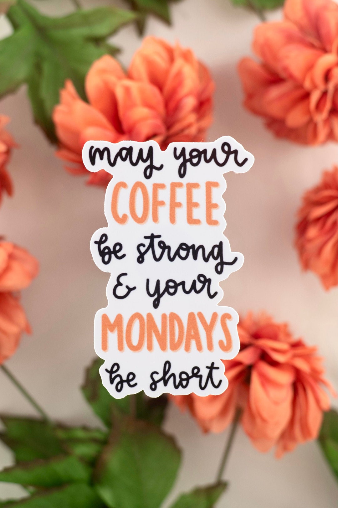 Coffee and Mondays Sticker - Etsy