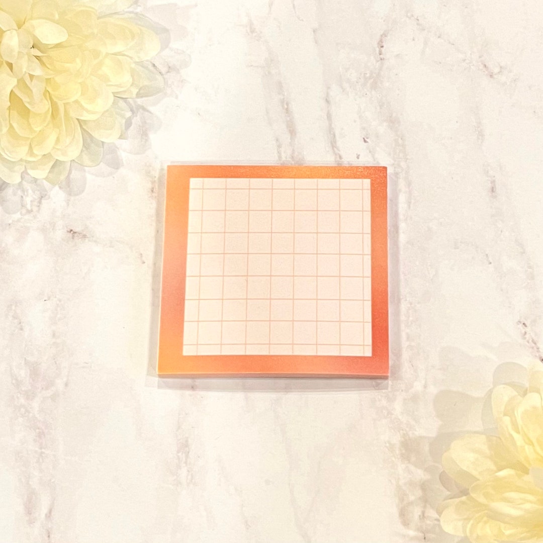 Gradient Sticky Notes // 50 Sheet Notepad // To-do List Pad ...