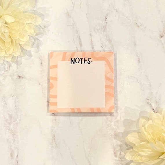 Swirly Sticky Notes // To-do List // Aesthetic Post-it // Cute - Etsy