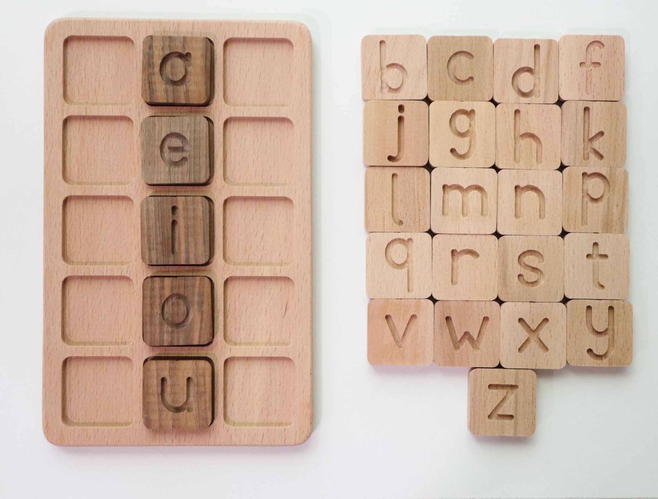 Wooden CVC Word Building Set (english) - Etsy