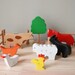 Wooden Farm Animals Play Set - Etsy