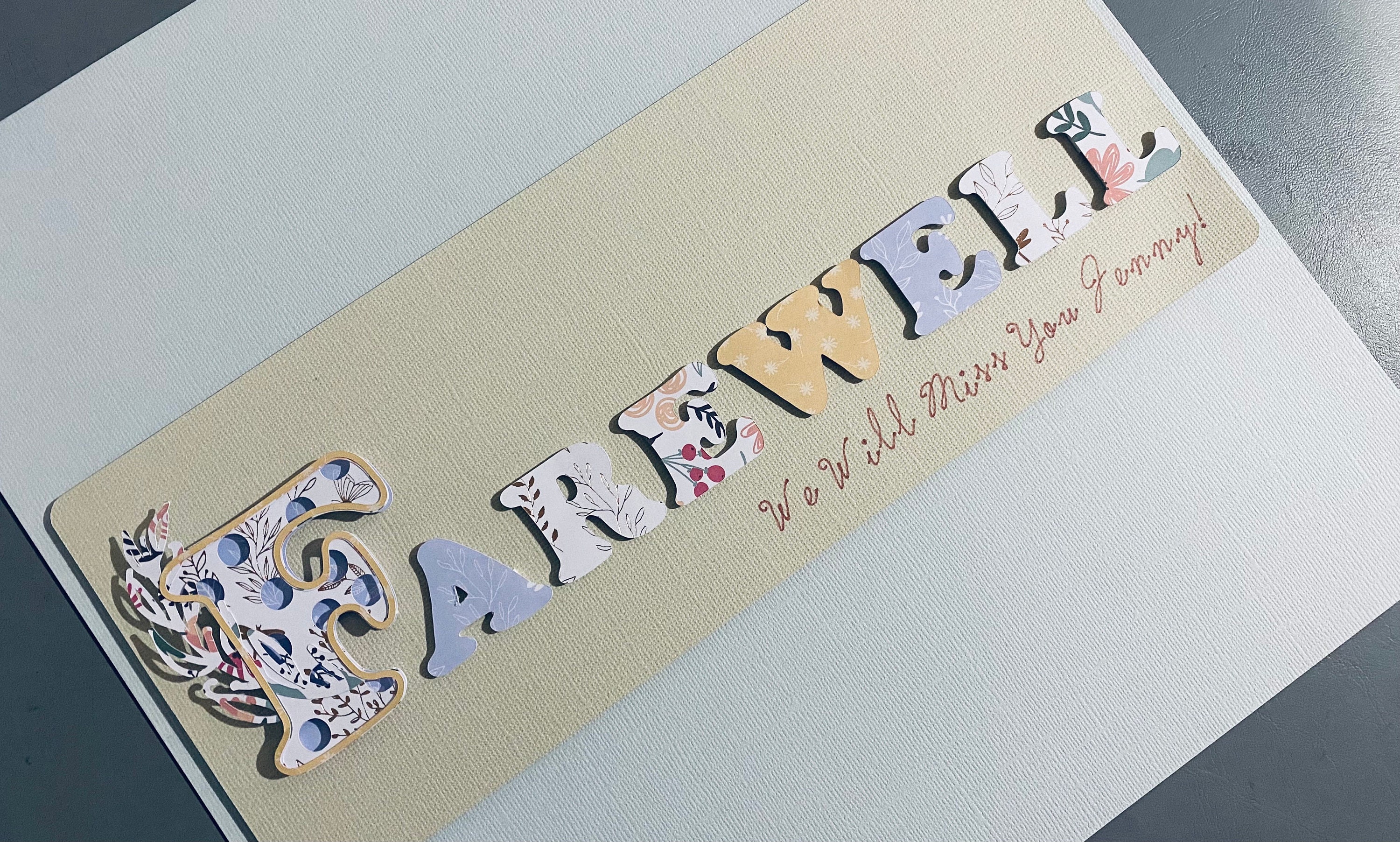 Going Away Gift, Farewell Goodbye Signature Sign, Card or T-shirt ...